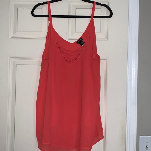torrid | Tops | Torrid Camisole Tank With Lace Up Front | Poshmark
